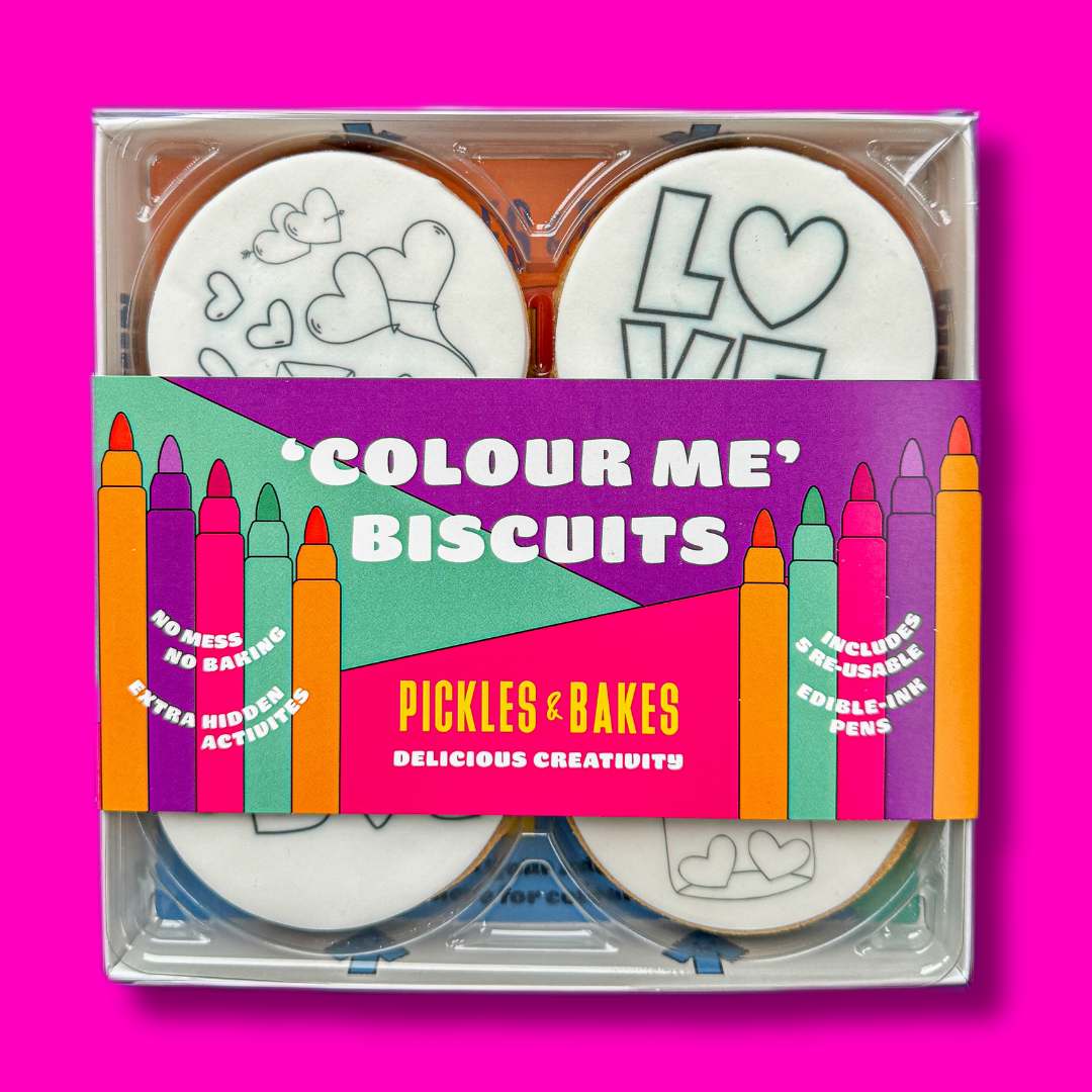 'Jar of Hearts' Colour Me Biscuits – Pickles & Bakes Limited