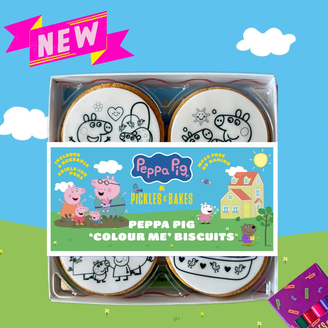Brand New Peppa Pig 'Colour Me' Biscuits – Pickles & Bakes Limited