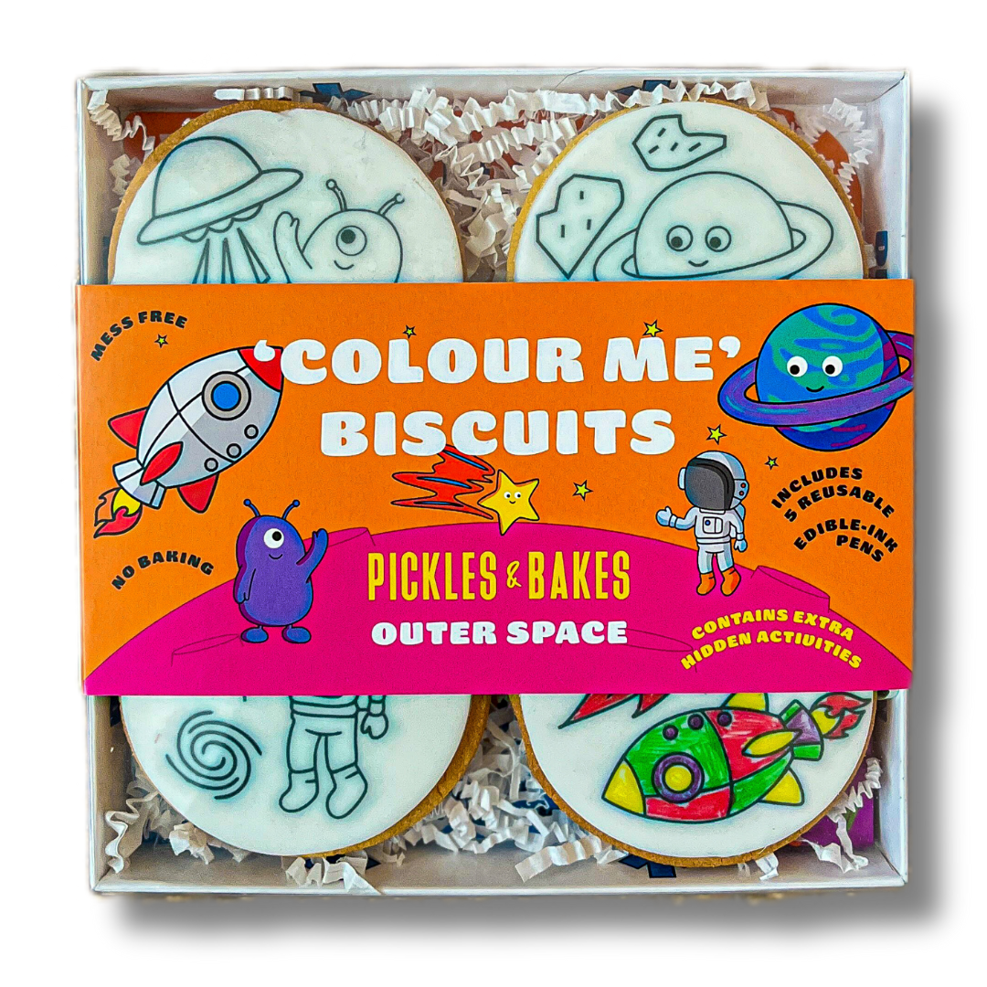 Outer Space ‘Colour Me’ Biscuits – Pickles & Bakes Limited